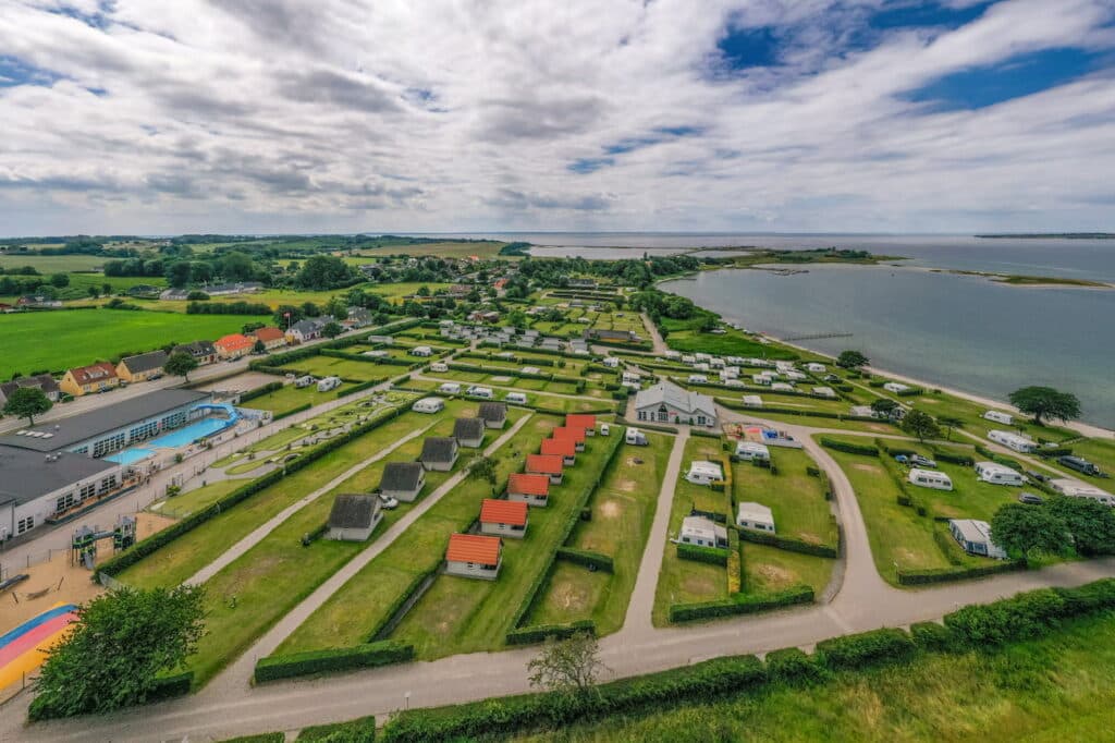 Camping auf Fünen direkt am Meer bei First Camp Bøjden Strand